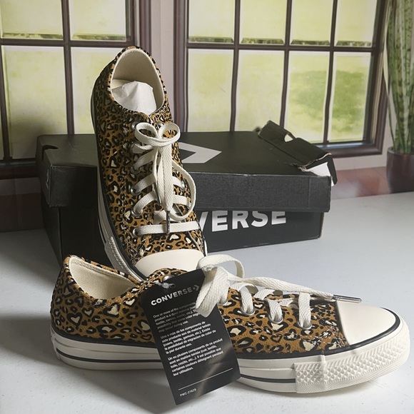 Converse | Shoes | Converse Unisex Cheetah Print Converse Chuck Taylor ...